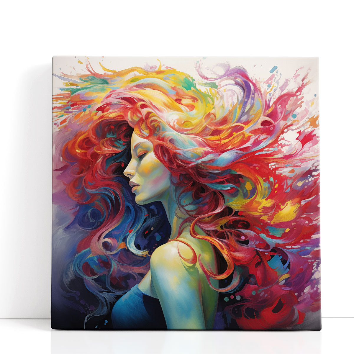 Flowing Chromatic Aura | Framed Flair | Wall Art Print