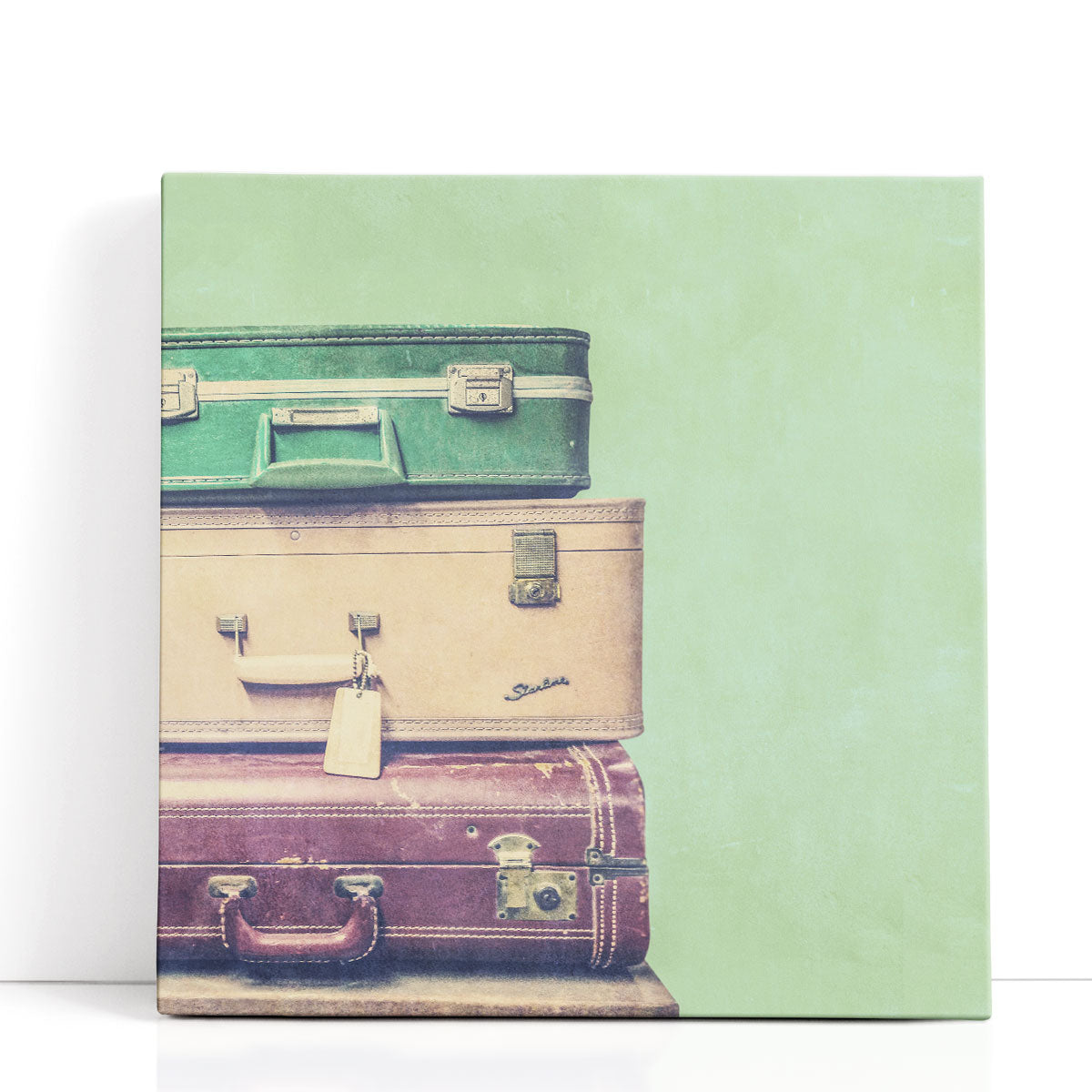 Classic Art Prints | Retro Suitcase Wall Decor – Framed Flair
