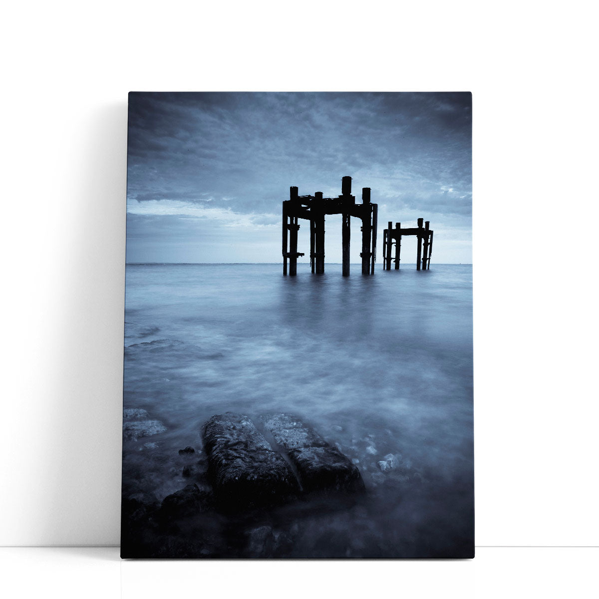 Lepe Beach Canvas Art Print | Coastal Scene | Assaf Frank – Framed Flair