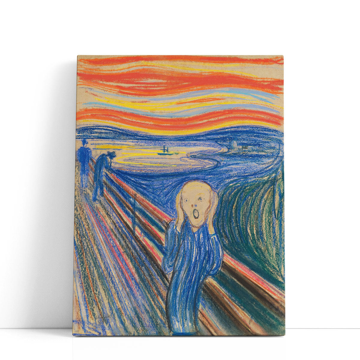 The Scream, 1895 | Abstract Canvas Print | Edvard Munch – Framed Flair