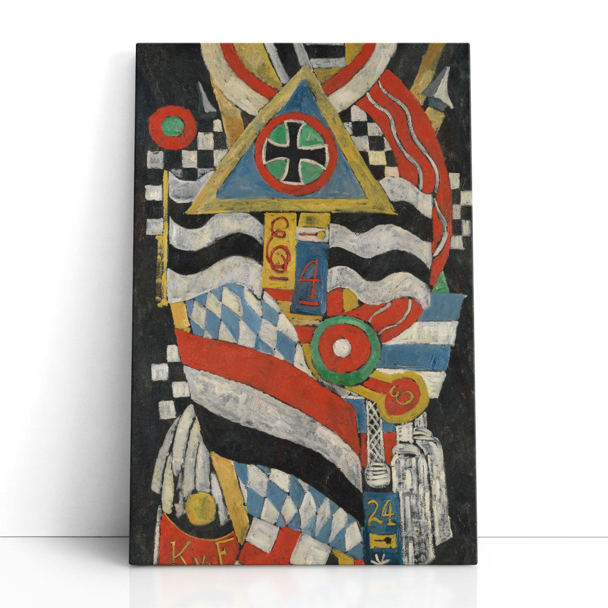 Portrait of a German Officer | Abstract Canvas Wall Art | Marsden ...